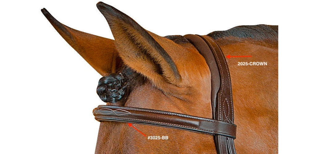 MTL SOFT PADDED FRONT CROWN, COB – IRH Equestrian