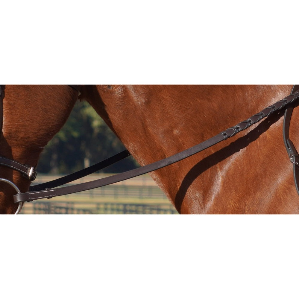 FLEX RIDER LACED REINS, FULL SIZE, 55" CHOCOLATE – IRH Equestrian